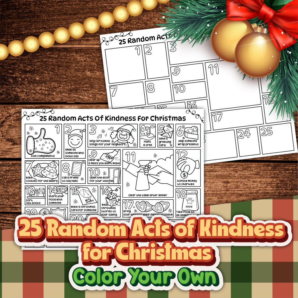 Christmas Acts of Kindness Advent Calendar {Free Printable} - Heartmade ...